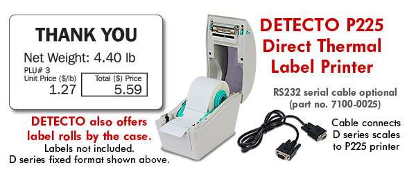 Detecto D Series Price Computing Scales Now Have Serial Port & Label ...